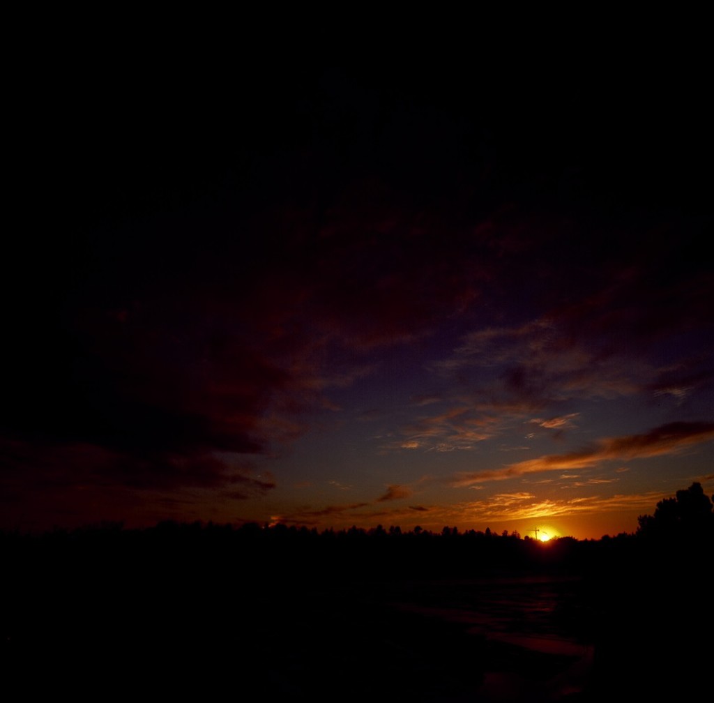 sunset vernal equinox spring ottawa eastern ontario hasselblad 503 50mm ...